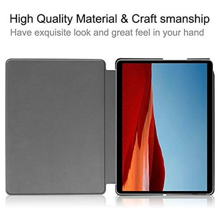Gylint Microsoft Surface Pro X Case, Smart Case Trifold Stand Slim ...