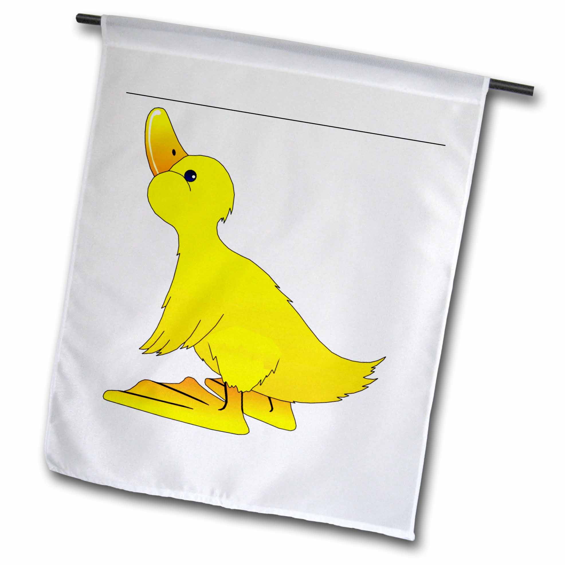 3dRose Adorable Yellow Duck - Garden Flag, 12 by 18-inch - Walmart.com