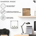 Sharper Image® LED Light-up Word Clock, 7.75", Electronic Desk Clock ...