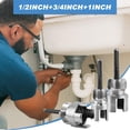 3Pcs Pipe Threading Tool,PVC Pipe Threader Kit,Dual-Function Internal ...