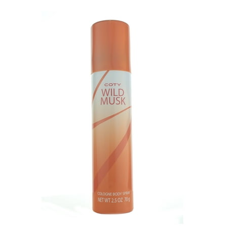 Wild Musk Cologne Body Spray 2.5 Oz / 70 G - Spray for Women by Coty ...