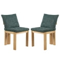 Christopher Knight Home® Boucle Dining Chair Set of 2, Green, Rubber ...