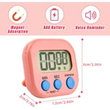 4-Piece Multi-Function Electronic Timer,Cooking,Suitable for Kitchen, Study,(not Including ...