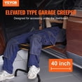 Under Dash Creeper 40 Inch 330 lbs Load Capacity Rolling Mechanic ...