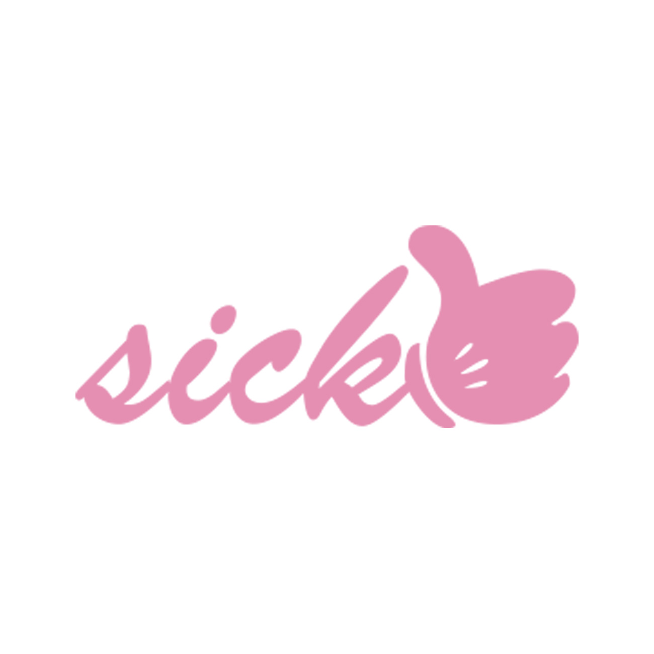 Sick Sticker Decal Die Cut - Self Adhesive Vinyl - Weatherproof - Made ...