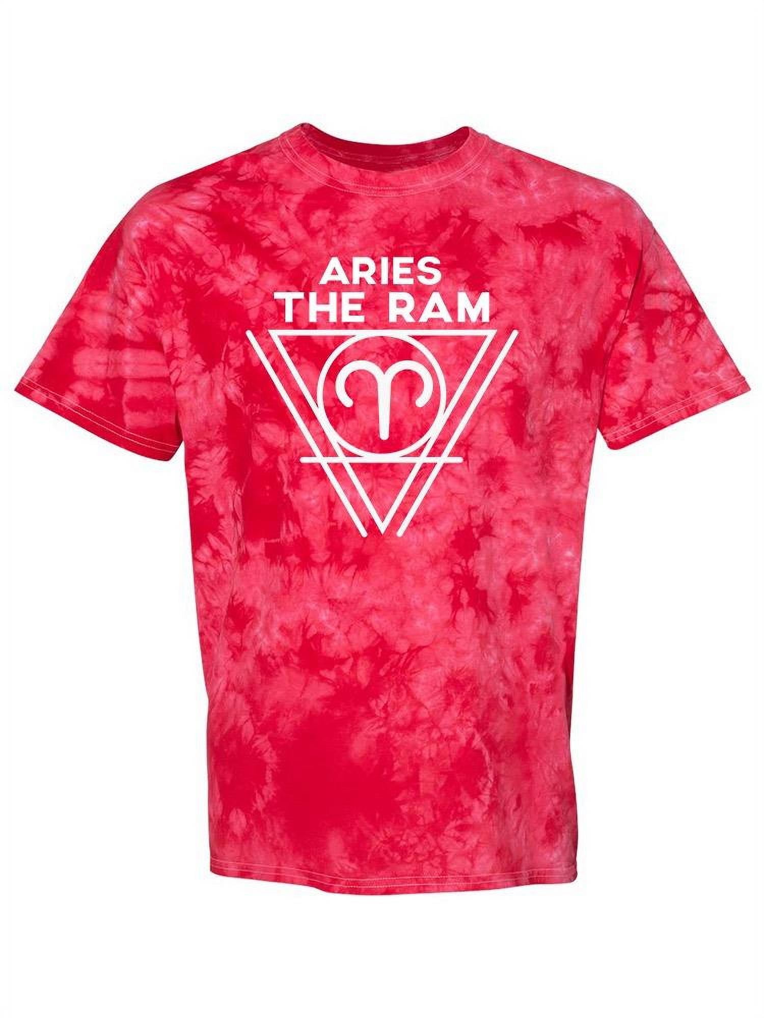 Aries The Ram Tie-Dye Crystal Men -Smartprints Designs, Male Large ...