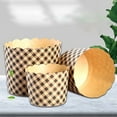 100 Pack Paper Baking Cups Large Greaseproof Baking Cups 3 Size ...