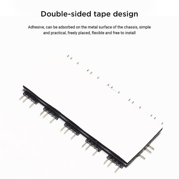 RGB 3-pin 5V 10 Hub Splitter power extension SATA Power 3pin ARGB ...