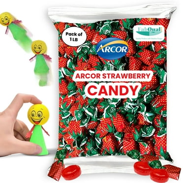 SweetGourmet Fruity Strawberry Bon Bons | Chewy Soft Hard Candy | 3LB ...