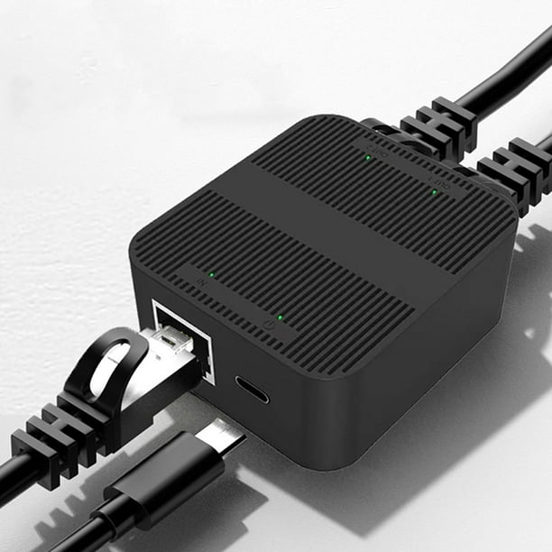 Ethernet Splitter 1 To 2 Port Lan Ethernet Socket Connector For Laptop