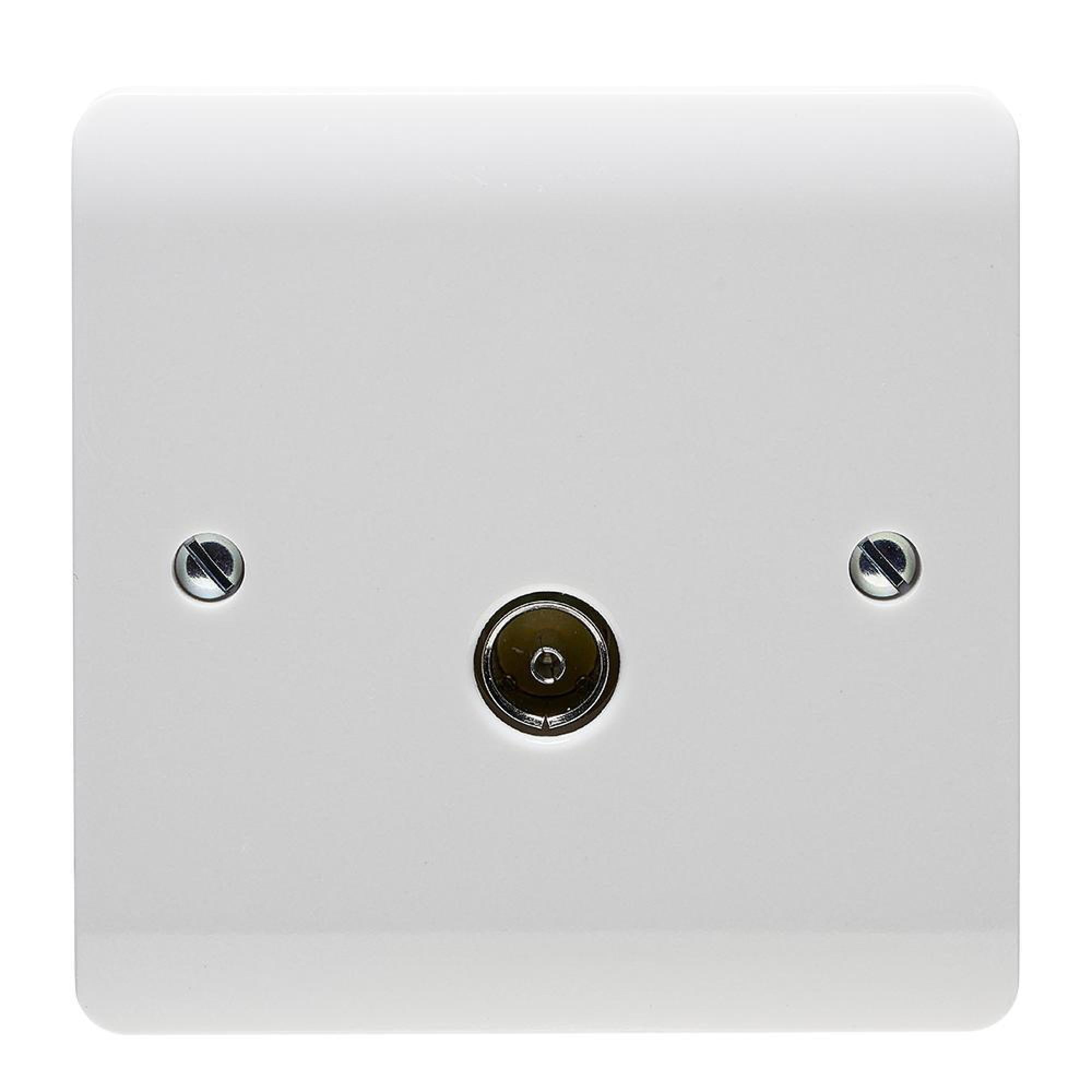 CRABTREE - Instinct 1 Gang, Direct Connection Coaxial Socket - Walmart.com