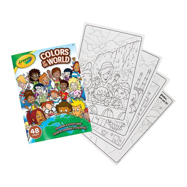 Crayola Colors of the World Coloring & Activity Book - 48 Pages ...