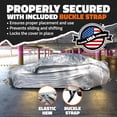 200"x75"x60" Large Car Cover for Sedan | 190T Polyester Soft Outdoor ...