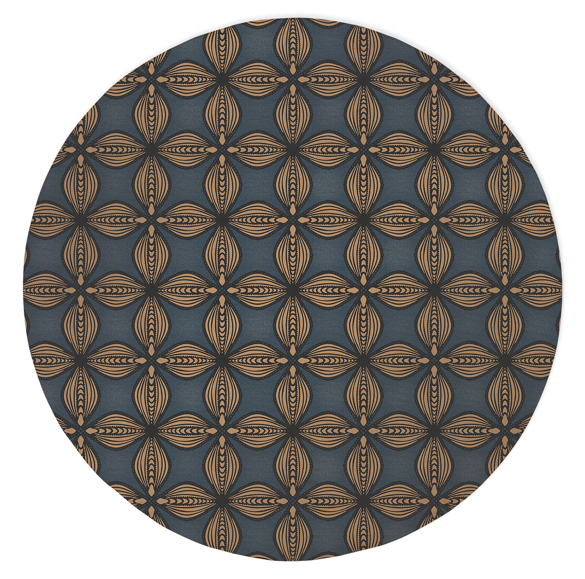 Dogwood Flower Blue Office Mat by Kavka Designs - Walmart.com