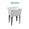 Mustee 17F Utilatub Laundry Tub 23.5" x 23", Floor Mount, White ...