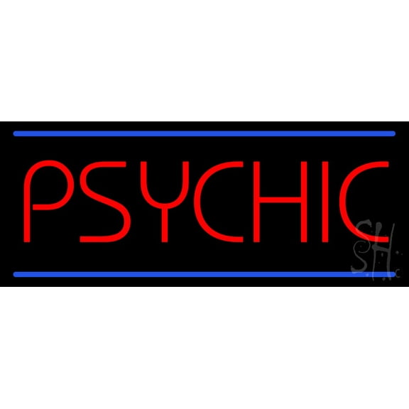 Turquoise Tarot Pink Line LED Neon Sign 13" Tall x 32" Wide - inches ...