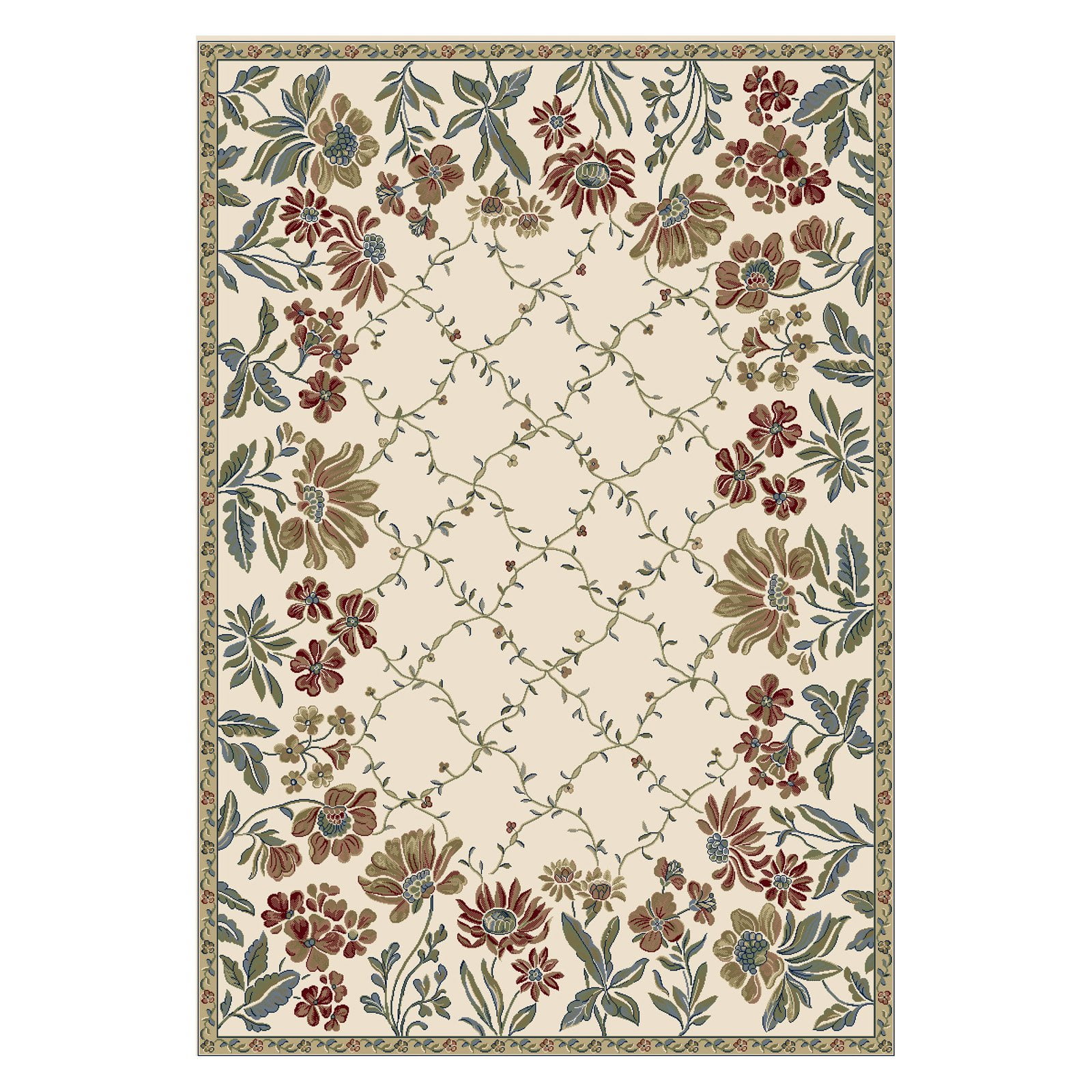 Dynamic Rugs Ancient Garden 57084 Indoor Area Rug - Walmart.com