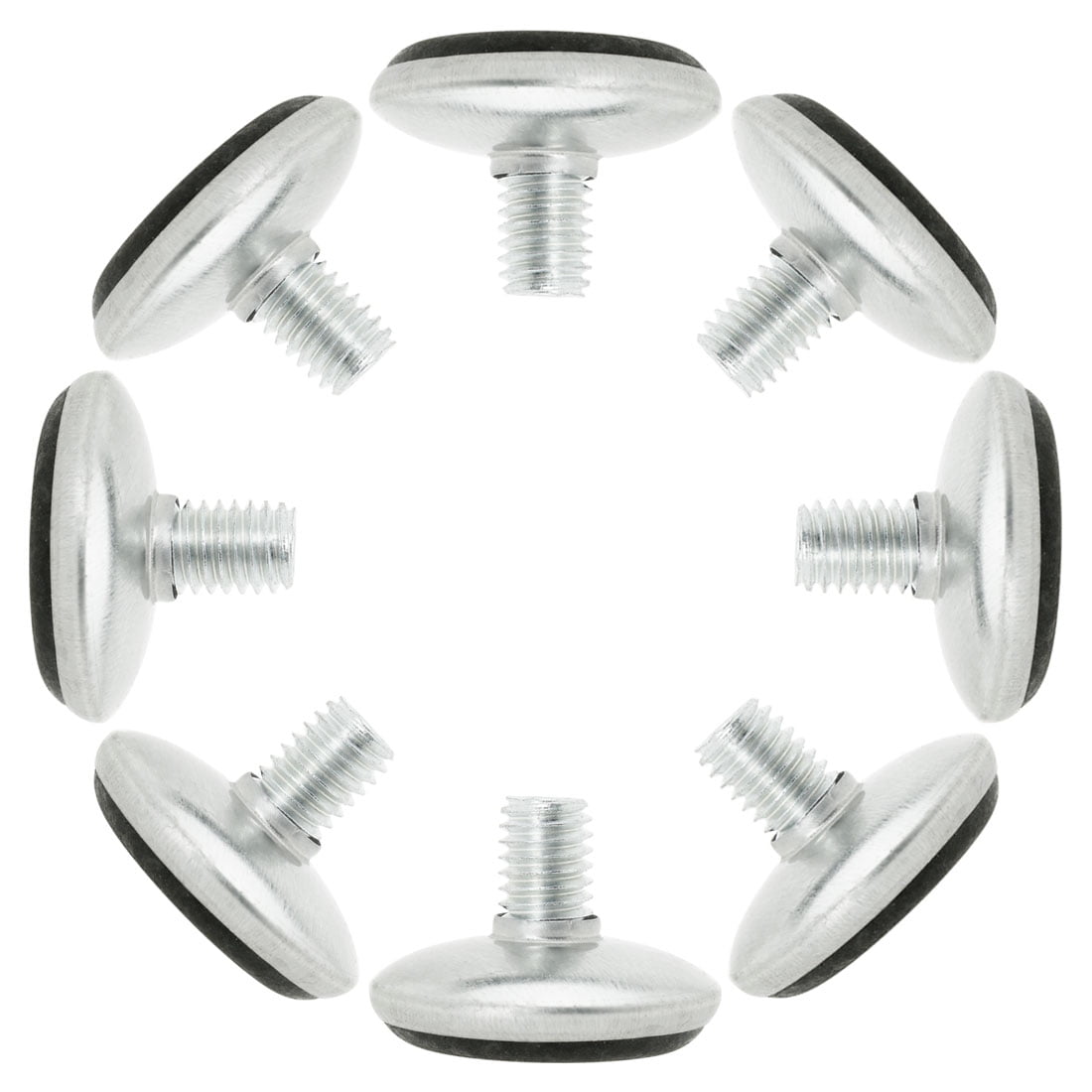 M8 x 10 x 30mm Leveling Feet Adjustable Leveler Protector for Desk Leg ...