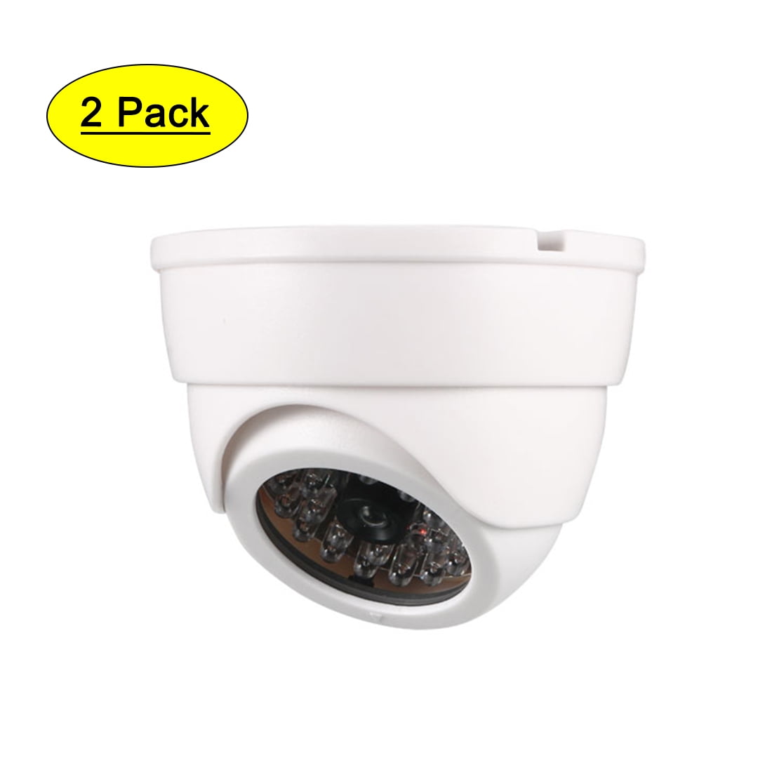 Uxcell Plastic 95x64mm Fake Security Camera with LED Light 2 Pack ...