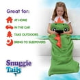 Snuggie Tails Comfy Kids Animal Snuggle Plush, Soft, Cuddly Green ...