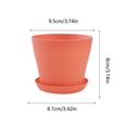 8Pcs Flower Pots, Pots with Trays for Seedlings & Miniature Plants ...