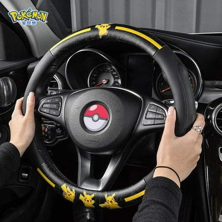 Pokemon Pikachu Automobile Steering Wheel Cover Suitable for Round D ...