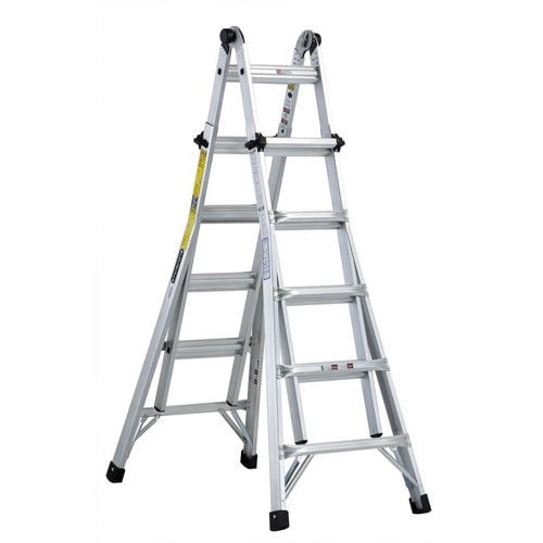Louisville Ladder 22' Aluminum Multi-Purpose Ladder, 23' Reach, 300 lbs ...