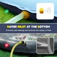 97" Splash Pad for Kids and Dogs, Extra Large Sprinkler Pad Non-Slip ...