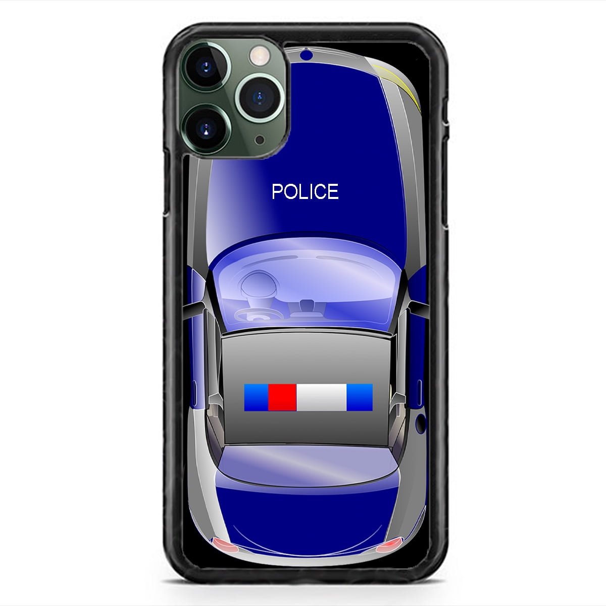 Patrol Police Car Thin Blue Line Trooper Slim Shockproof Hard Rubber ...