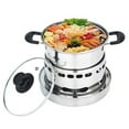 Hot Pot Alcohol Stove, Spirit Cooker with Pot, Cooker For Indoors ...
