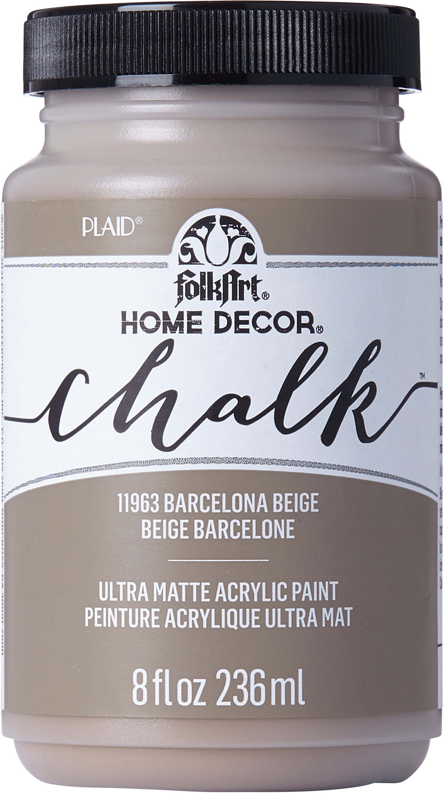 FolkArt Home Décor Chalk Acrylic Craft Paint, Barcelona Beige, Ultra ...