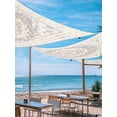 Bohemia Orange Floral Sun Shade Sail 12'X16' Vintage Boho Ethnic ...
