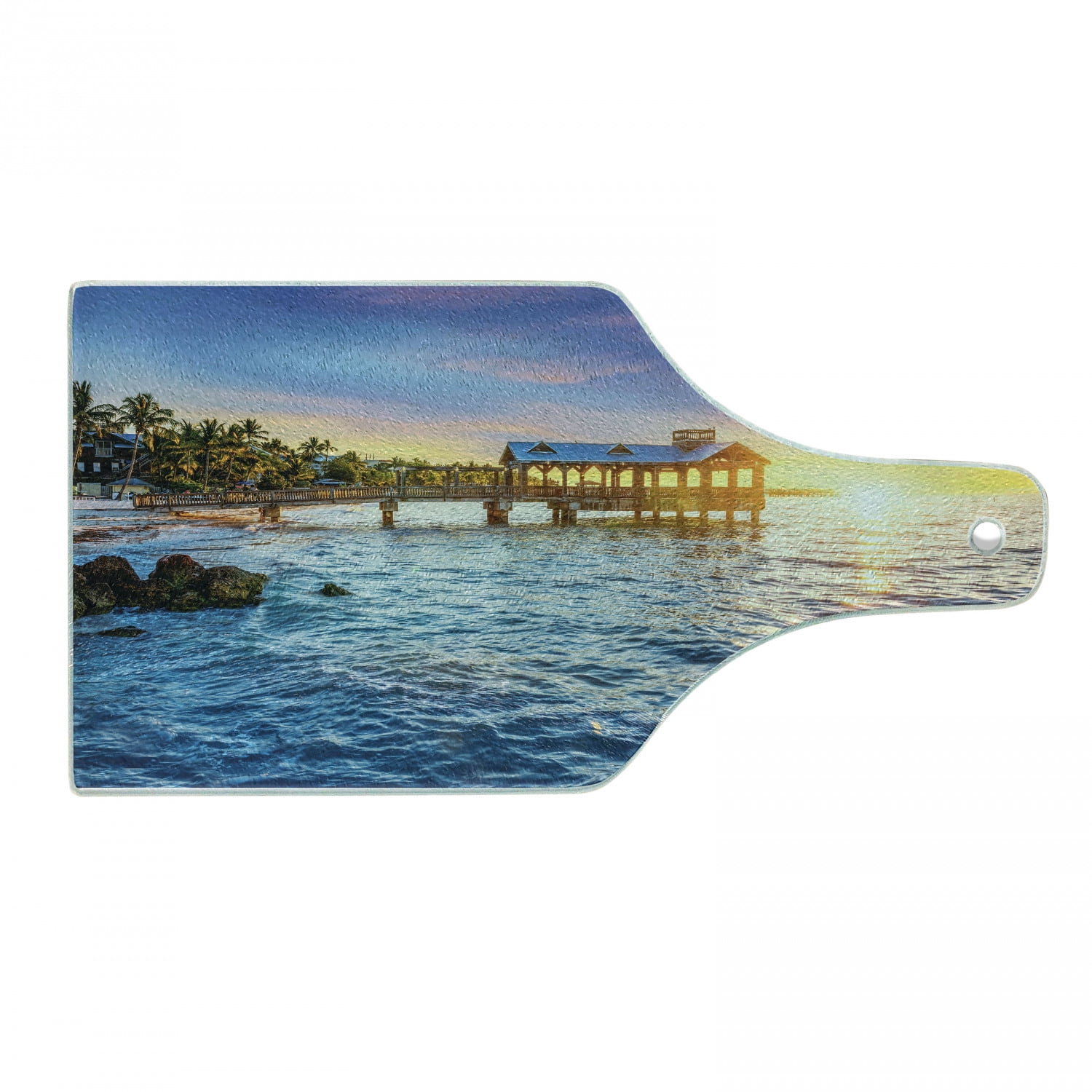 United States Cutting Board, Pier at Beach in Key West Florida USA ...