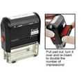 ORIGINAL Self Inking Rubber Stamp - Red Ink (42A1539WEB-R) - Walmart.com