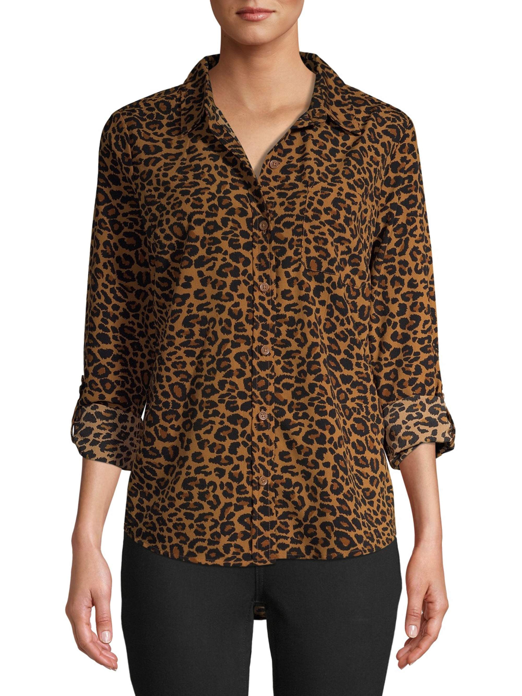 Time and Tru Women's Soft Shirt - Walmart.com