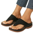Adjfdgt Dress Sandals For Women Comfort Wide Ladies Summer Wedges Women