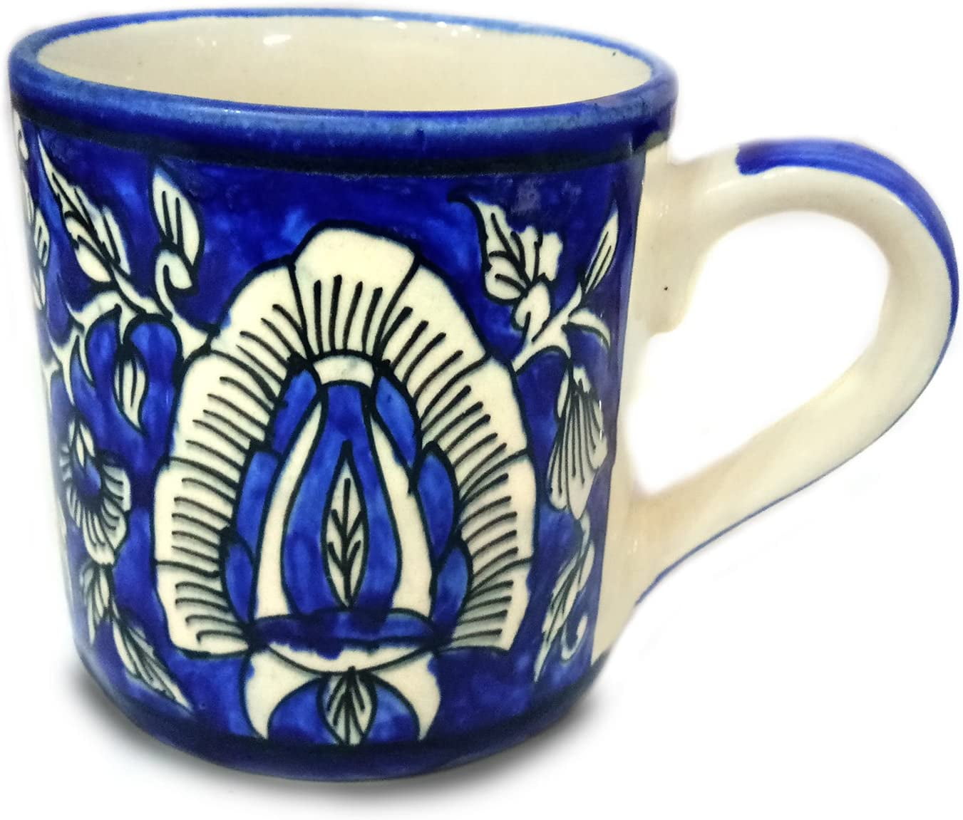 India Meets India Handicraft Ceramic Mug Tea Mug Ceramic Coffee Mug 250 ...