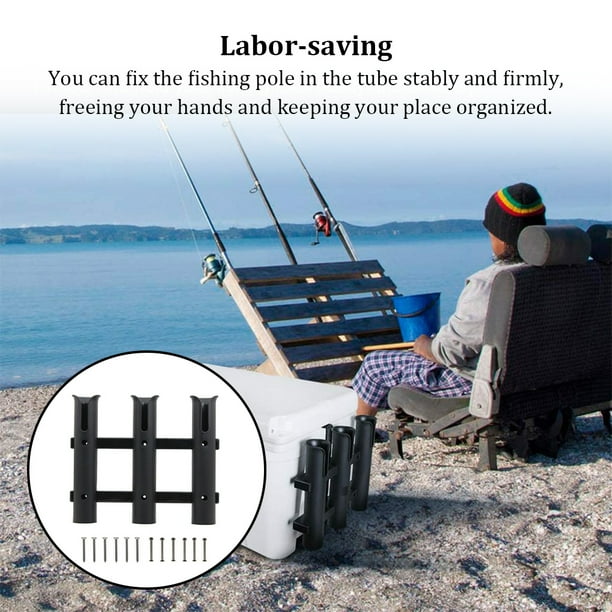 Fishing Rod Storage Holder Portable Vertical With Screws Labor-saving 3 ...