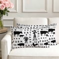 Cow Pig Chicken Lumbar Pillow Covers 12 x 20 Inch Pillow Covers Set of ...