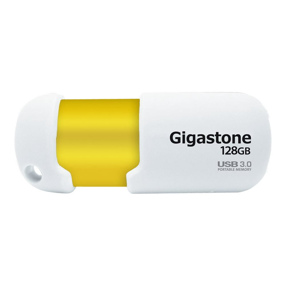 Gigastone - USB flash drive - 128 GB - USB 3.0 - white, gold - Walmart ...