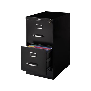 Staples 3-Drawer Vertical File Cabinet Locking Letter Black 19.88"D ...