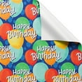 American Greetings 20 Sq. ft. Birthday Balloons Wrapping Paper (96 in ...