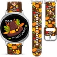 JUJHGRF-Fall Thanksgiving Christmas Bands Compatible with Watch Band ...
