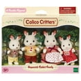 Calico Critters Hopscotch Rabbit Family, Set of 4 Collectible Doll ...
