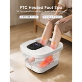ALLJOY Collapsible Foot Spa with Heat, Bubbles, 24-Level Temp Control ...