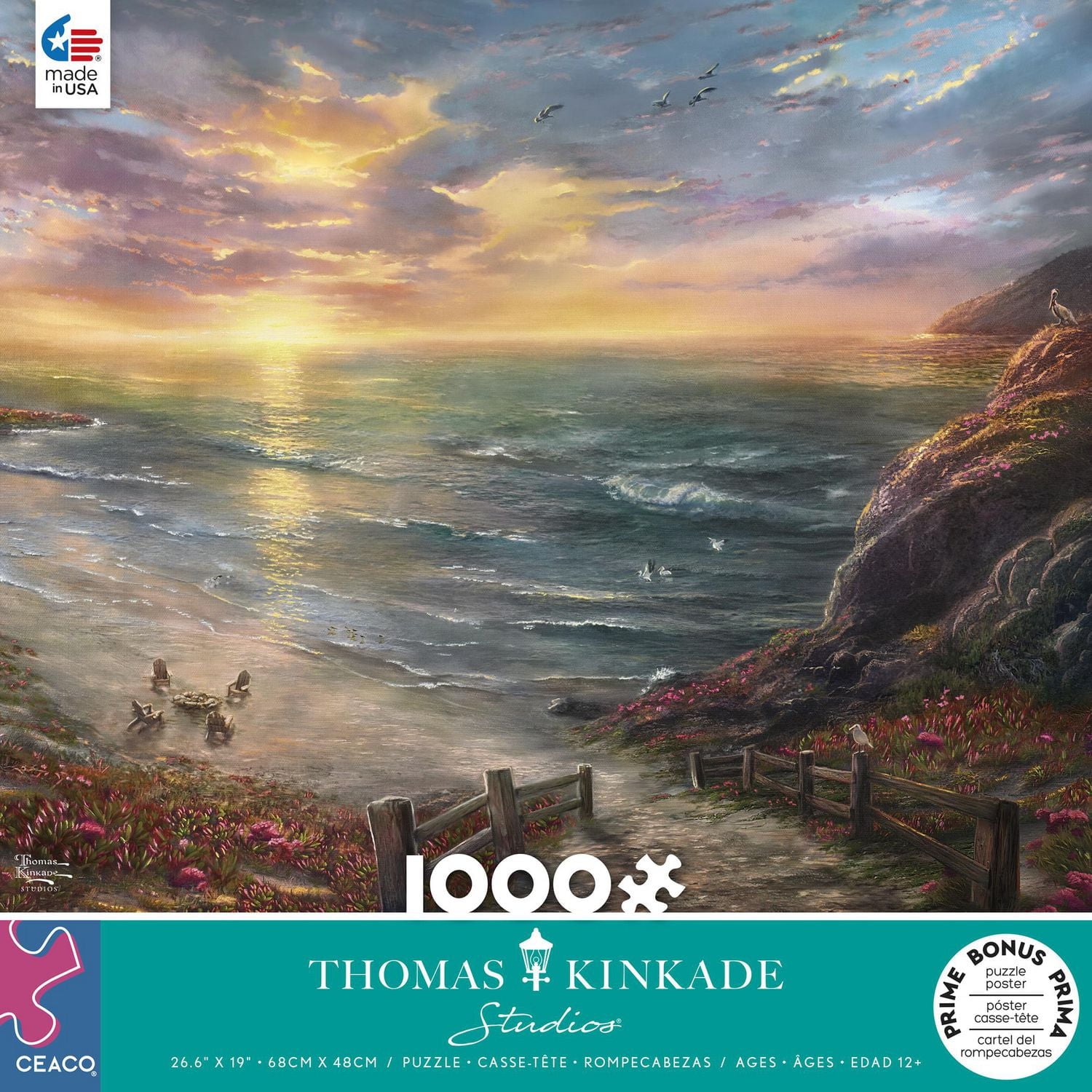 Click here for Ceaco Thomas Kinkade Beachside Gathering 1000pc Pu... prices