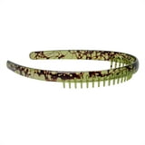 3 Pcs Resin Teeth Comb Headband Plastic Hard Hairband Fashion Durable ...