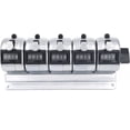 Multiple cliker Counter, 5-Unit Tally Counter, Desk Mount Stand Lap ...