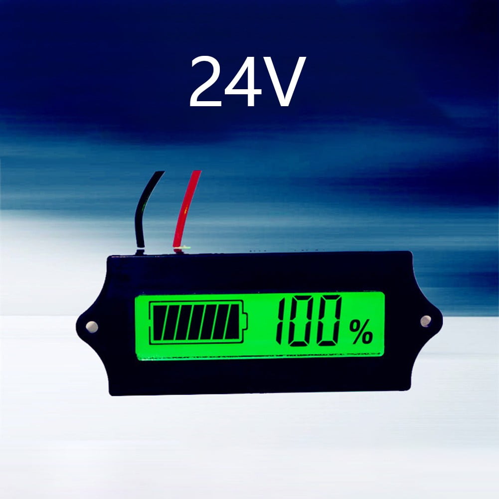 QXKE Lead Acid Battery Capacity Indicator Lcd Percentage Display ...