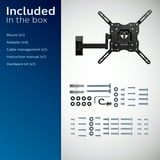 Philips Full Motion TV Wall Mount for up to 80", 15 degree Tilt ...